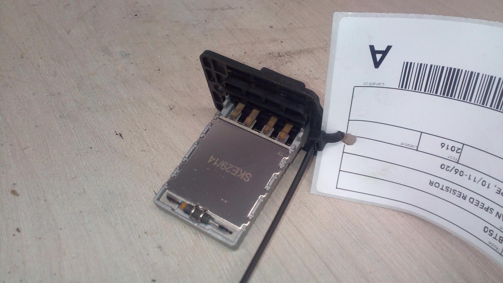 MAZDA BT50 FAN SPEED RESISTOR UP-UR, STANDARD TYPE, 10/11-06/20 2016 ...