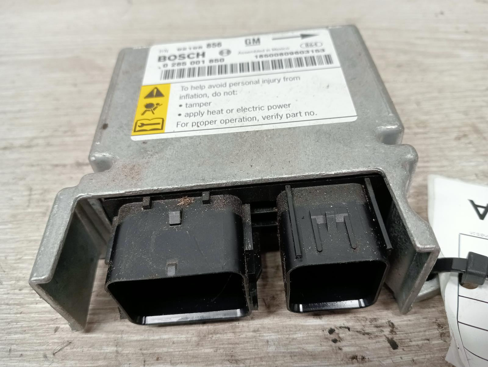 HOLDEN COMMODORE AIRBAG MODULE/SENSOR MODULE, VE, P/N 92224536, 08/06 ...